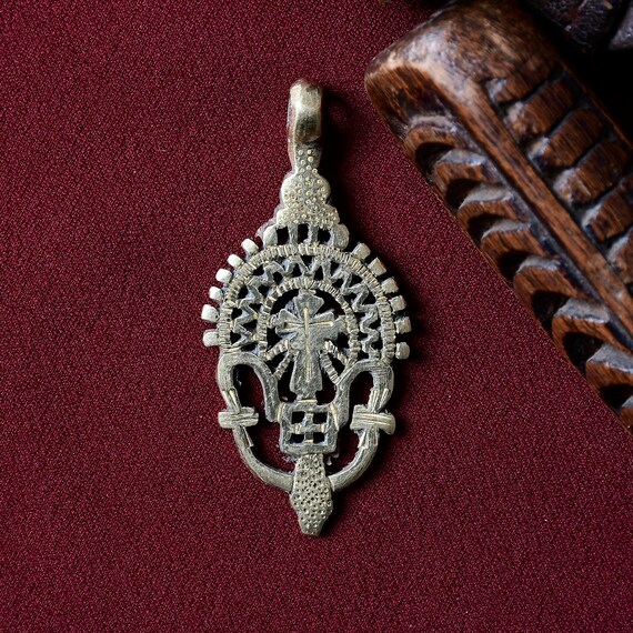 Ethiopian cross pendent Lalibela neck Cross, Coptic n… - Gem