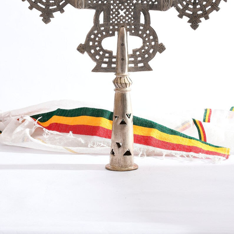 Ethiopian Processional Cross Large 19 Ethiopian Orthodox Church 37-8104 ...