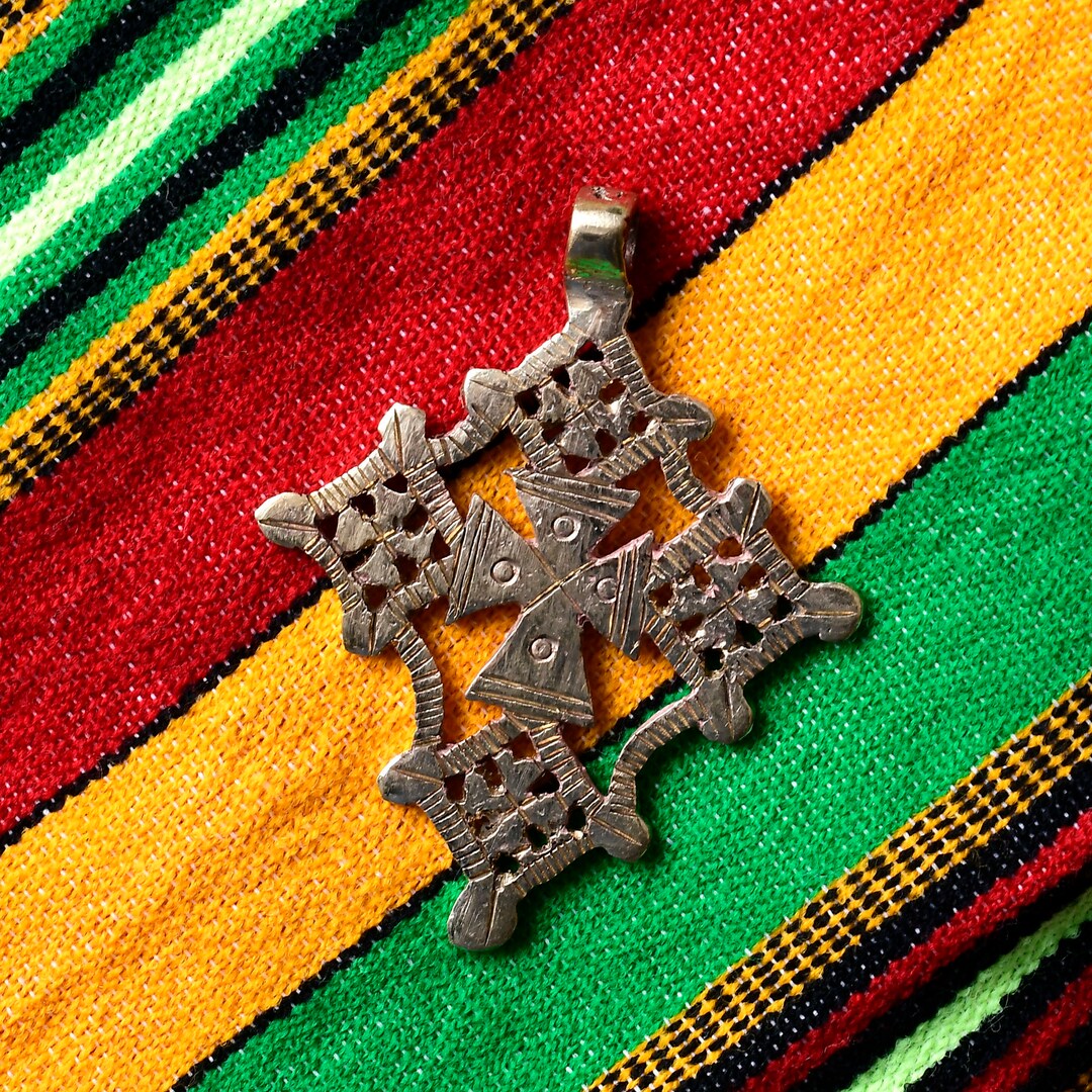 Ethiopian Neck Cross Coptic Cross Pendant Necklace Orthodox Church ...