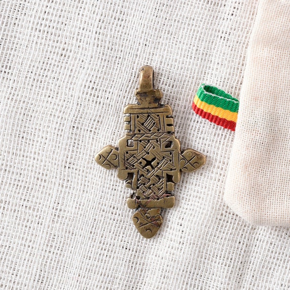 Ethiopian neck Cross, Coptic neck Cross pendant, Ethi… - Gem