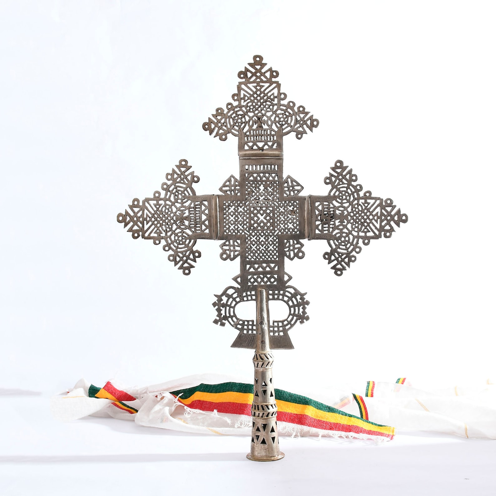 Ethiopian Orthodox Processional Cross Large 23 Orthodox Church Altar ...