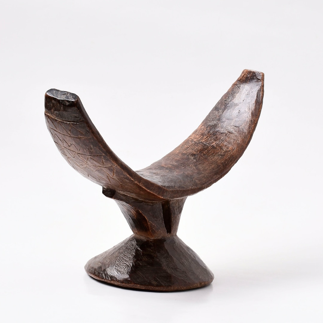 African Wooden Sclupture Antique Tribal Somali African Wooden Headrest ...