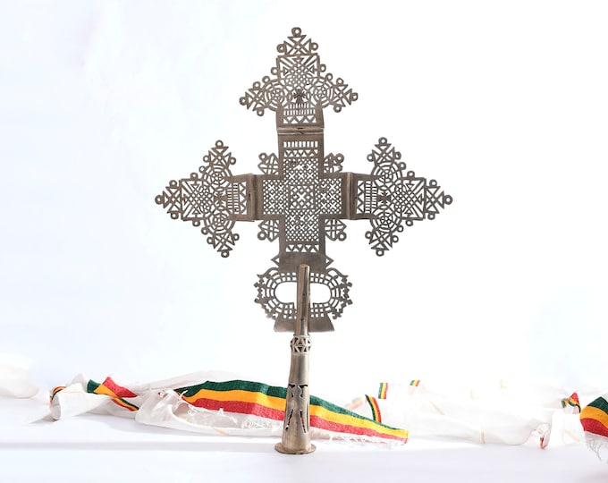 Ethiopian Processional Cross Large 23 Coptic Orthodox Church 37-8156 - Etsy