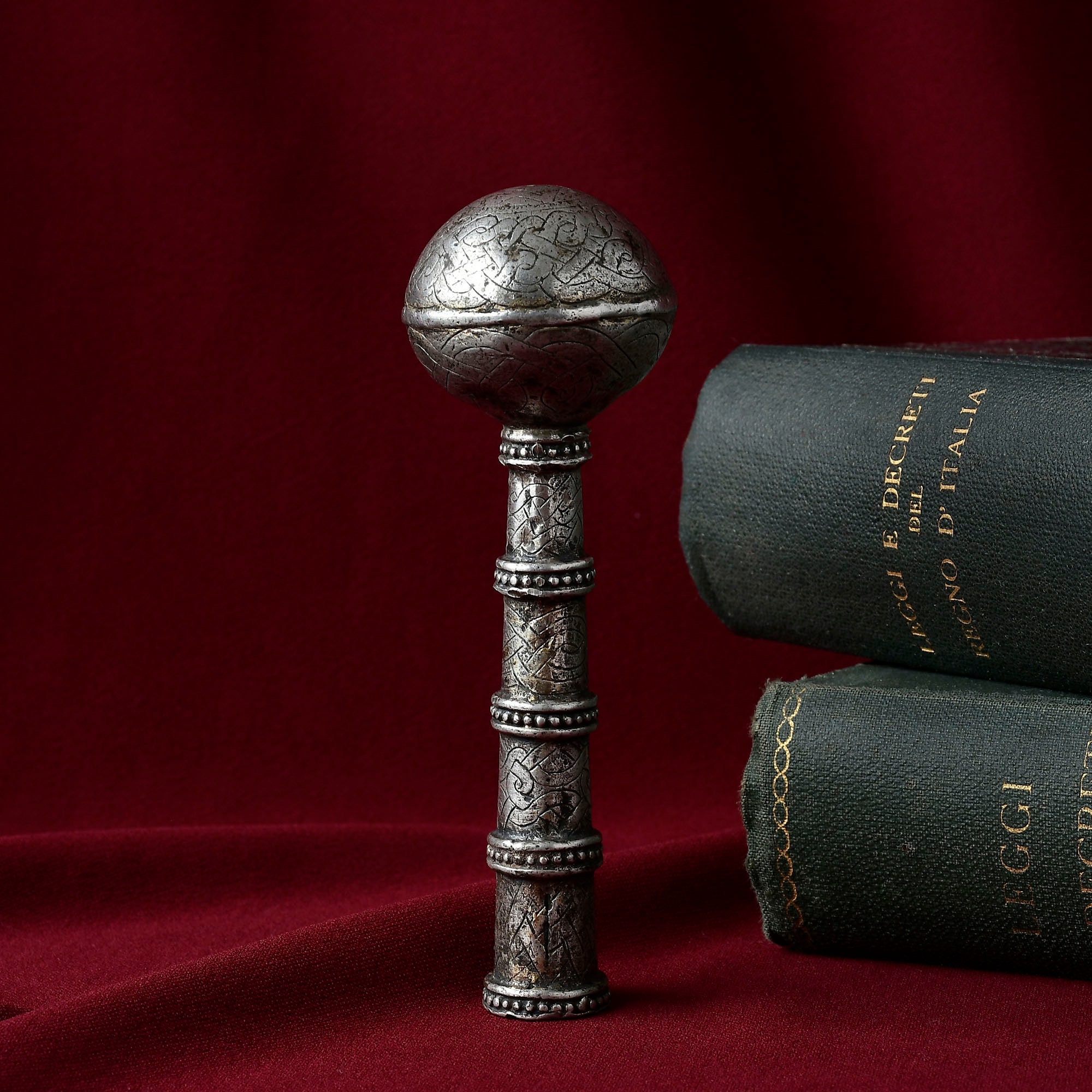 Ethiopian Orthodox High Priest Prayer Stick Tip Final Cross Silver ...