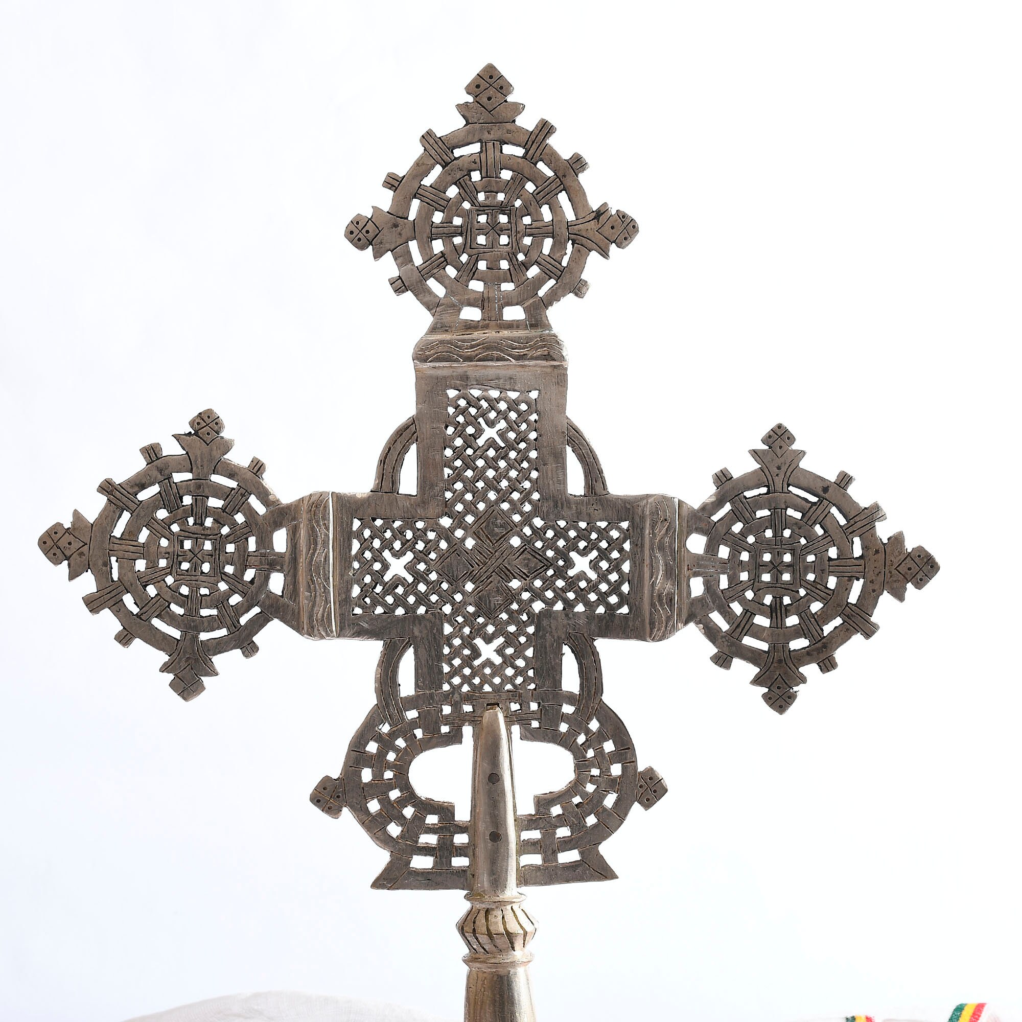 Ethiopian Processional Cross Large 19 Ethiopian Orthodox Church 37-8104 ...