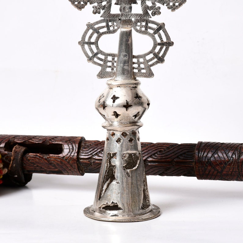Ethiopian Cross, Ethiopian Orthodox Church Processional Cross Coptic ...