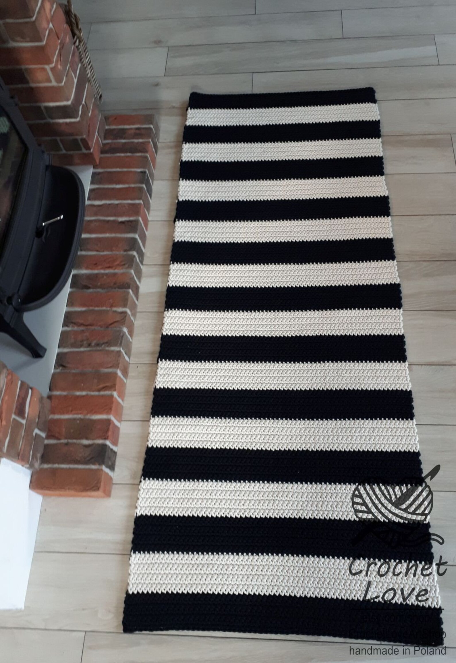Rectangular CROCHET RUG, Rectangular Carpet, Crochet Rug, Knitt Carpet ...
