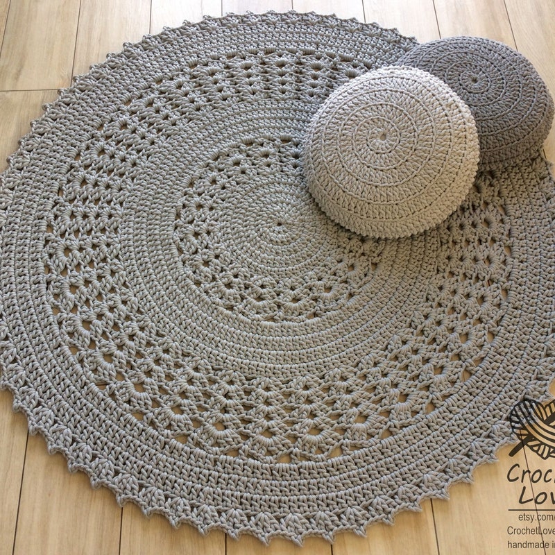 Crochet Floor Rug - Etsy