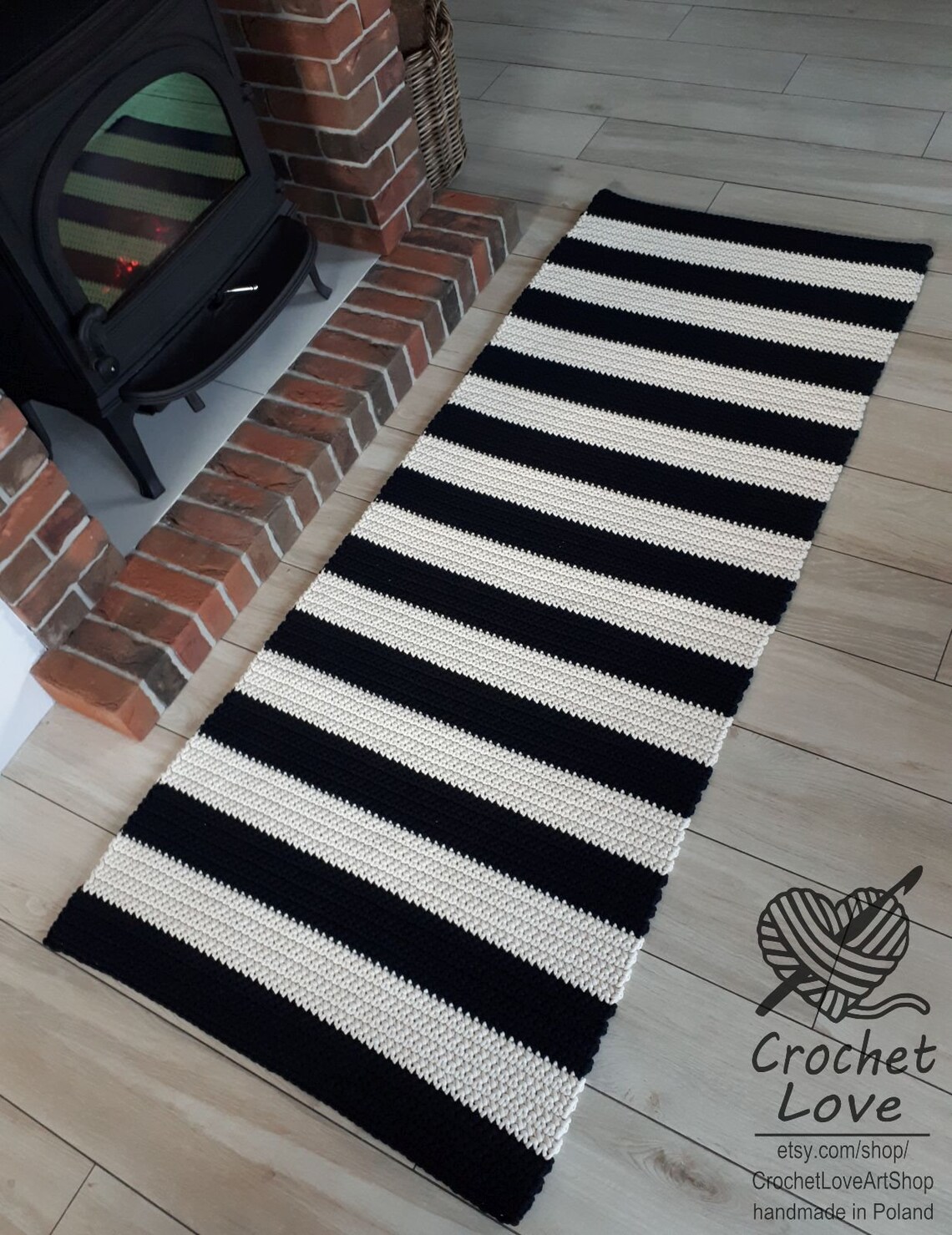 Rectangular CROCHET RUG, Rectangular Carpet, Crochet Rug, Knitt Carpet ...