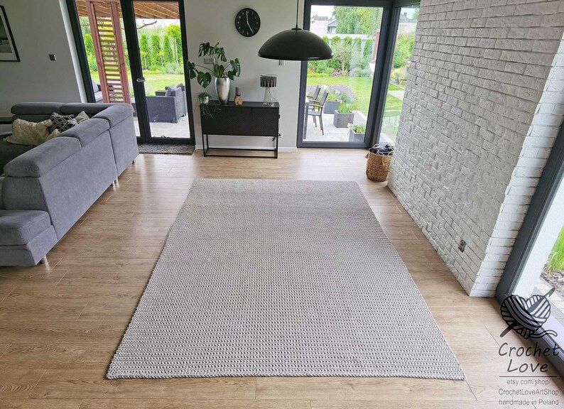 UNIQUE Rectangular CROCHET RUG 220 Cm X 300 Cm - Etsy