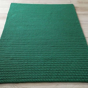 Rectangular CROCHET RUG, Rectangular Carpet, Crochet Rug, Knitt Carpet ...