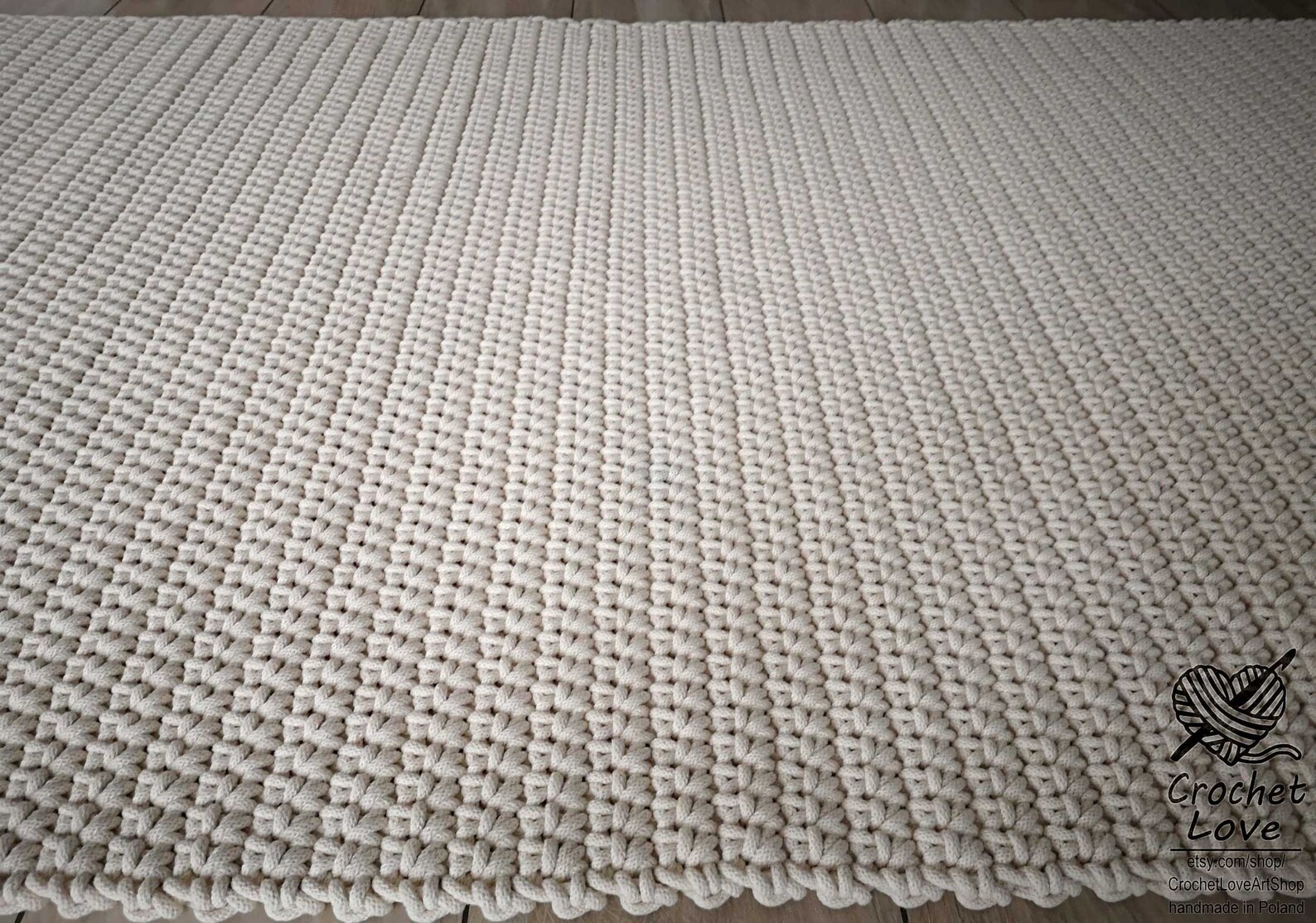 Rectangular CROCHET RUG, Rectangular Carpet, Crochet Rug, Knitt Carpet ...