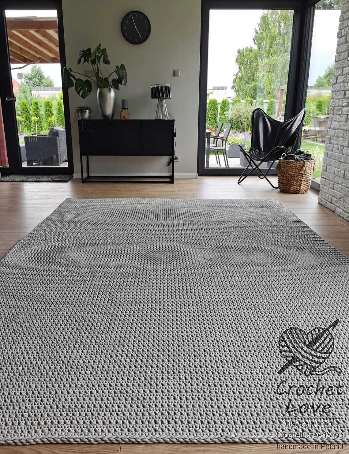 UNIQUE Rectangular CROCHET RUG 220 Cm X 300 Cm - Etsy