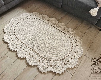 Crochet Floor Rug | Etsy