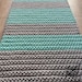 Rectangular CROCHET RUG, Rectangular Carpet, Crochet Rug, Knitt Carpet ...