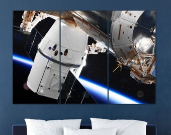 International Space Station Poster - Etsy