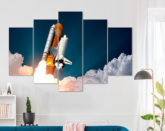 Apollo 11 Liftoff Poster Moon Landing NASA Saturn 5 Saturn - Etsy