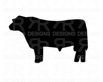 Show cattle decal | Etsy