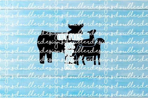 Show Stock Group Clipart Show Lamb Show Calf Show Doe - Etsy