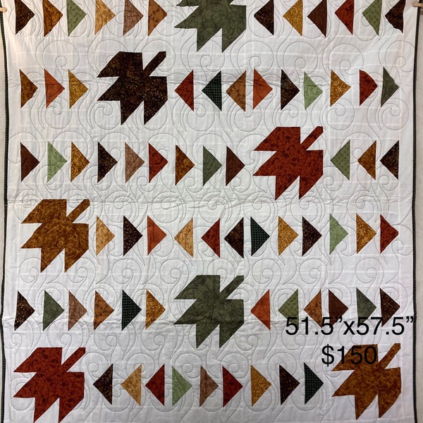Maple Leaf Quilt - Etsy