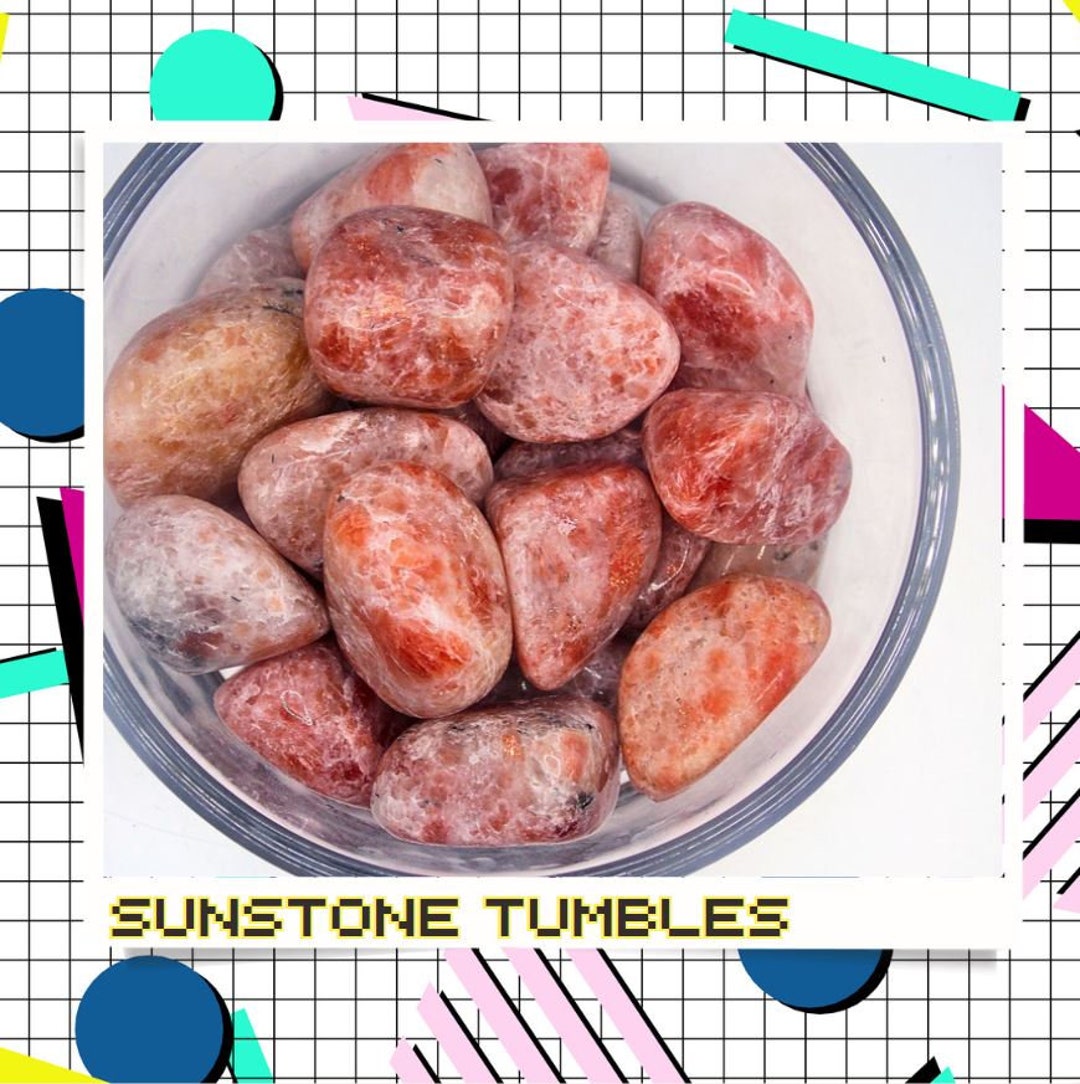 Golden Sunstone Crystal Tumbles - Etsy