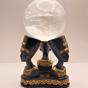 Egyptian Sphere Stand(sphere Not Included) | Cleopatra, Pharaoh, Bastet ...