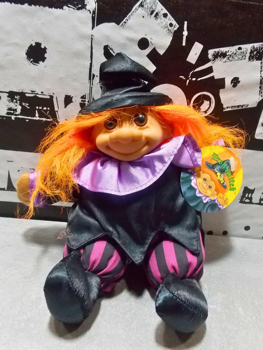 Vintage Russ Halloween Troll Witch| 90s Soft Body 6” Troll Doll - Etsy