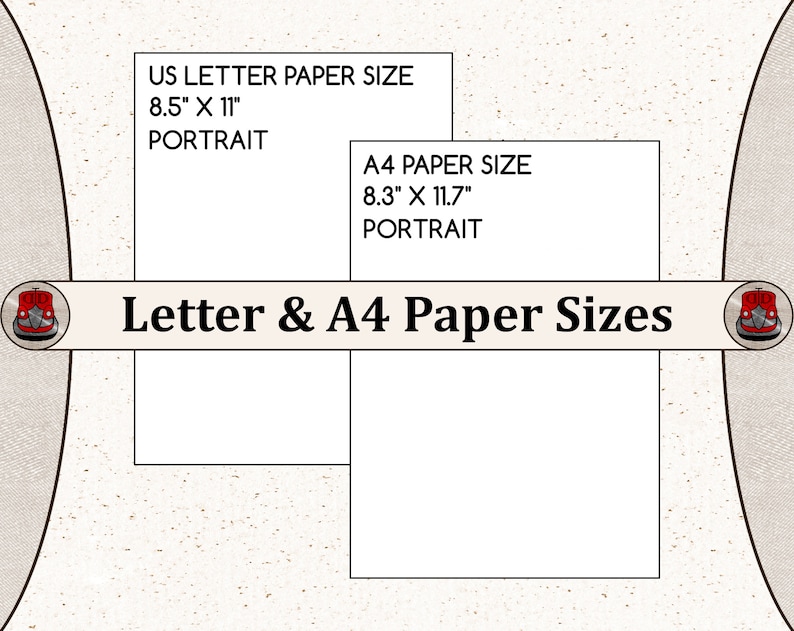 Printable Planner Sheet Pack US Letter and A4 Sizes Download & Print - Etsy