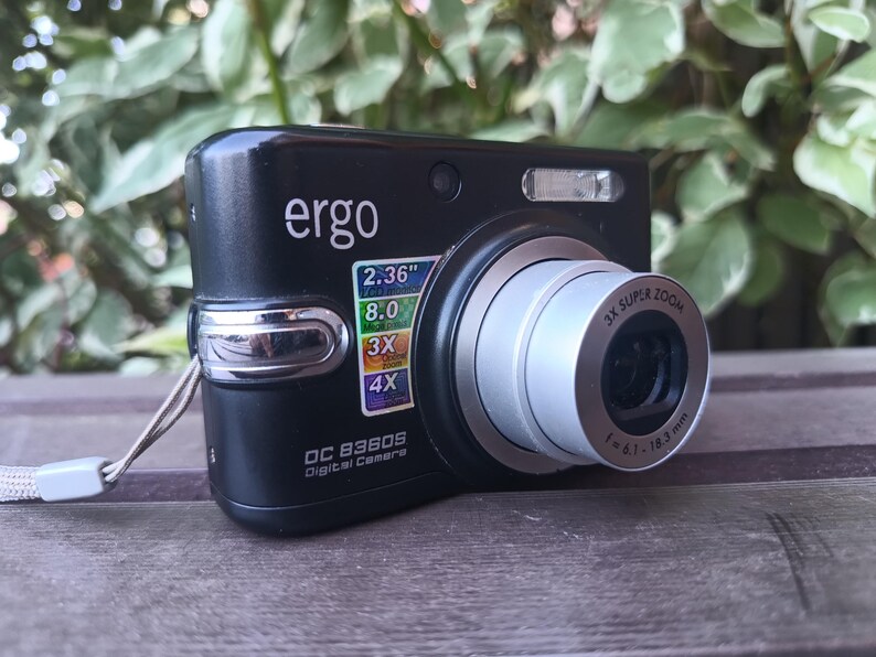 Ergo DC 8369S Cyberpunk Black Digital Camera – Fully Working Retro ...
