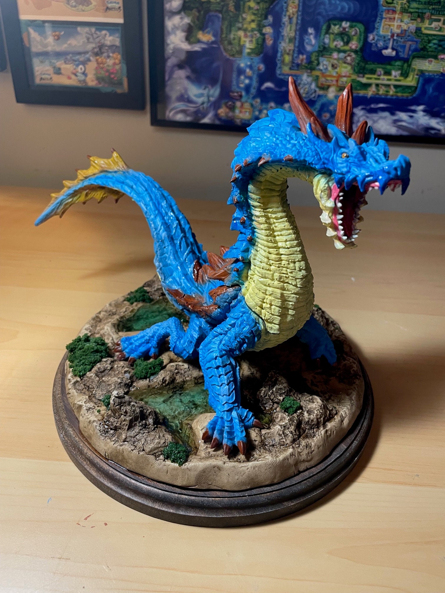 Lagiacrus Figurine - Hand-painted Monster Hunter Resin Model - Etsy