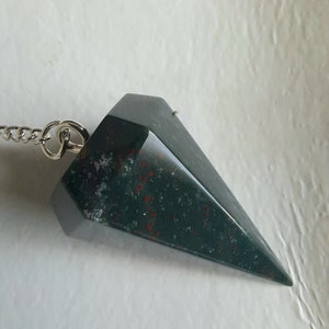 Crystal Pendulums. Facited Authentic Crystal, With Chain. Genuine ...