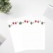 Christmas Bulbs Lined Printable Letter Writing Paper, 8.5x11, Lined ...
