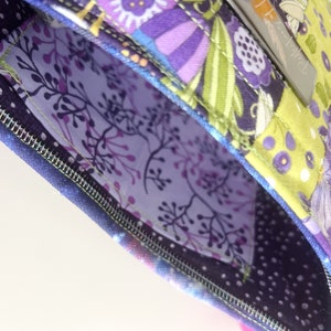 Discover the Perfect Quilted Purple Patchwork Crossbody Bag for Work or Play - Etsy