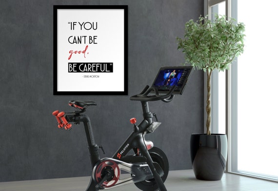 Spin Class Instructor Quotes Printable Poster Wall Art | Etsy