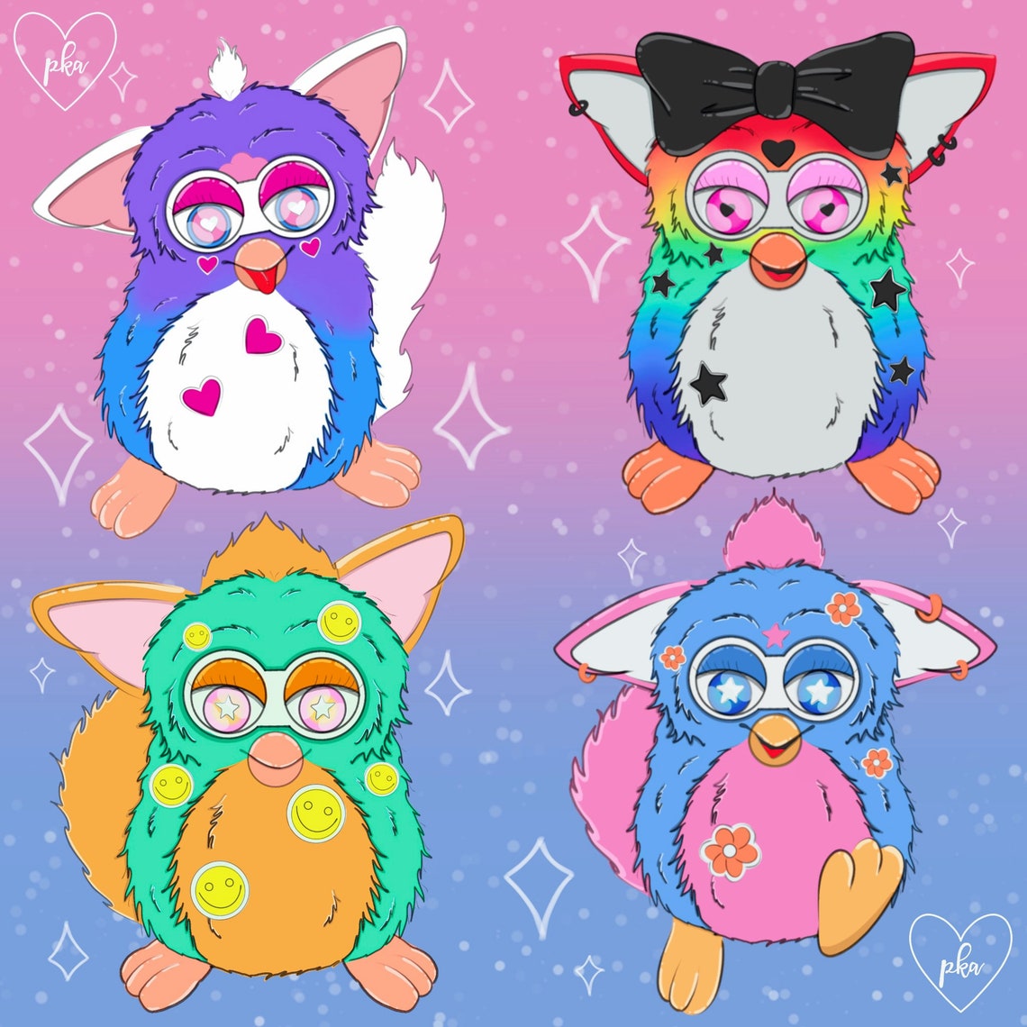 Furby Print - Etsy