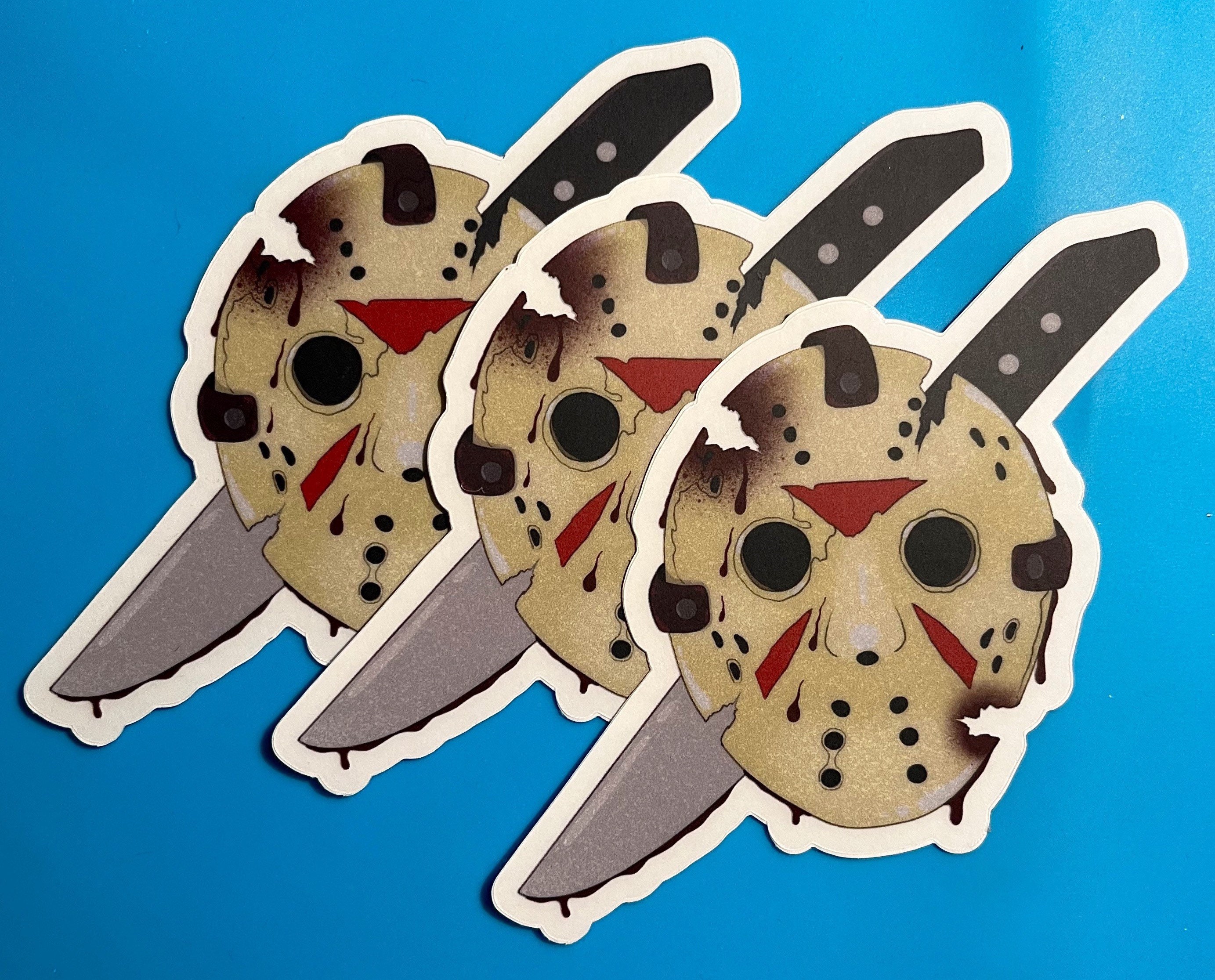 Jason Voorhees\ Friday the 13th Sticker - Etsy