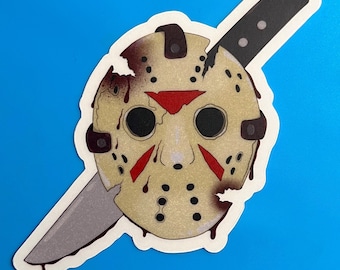 Jason Voorhees Tattoo Inspired Sticker | Halloween | Friday the 13th ...