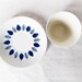 Rare Figgjo Flint Faience Coffee Cup and Saucer. Blue Cadiz Pattern ...