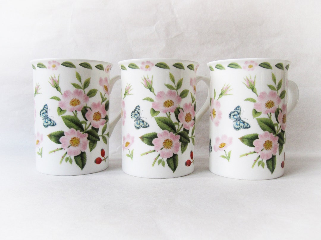 The Leonardo Collection Set of 3 Porcelain Tea/coffee Mugs With Dog ...