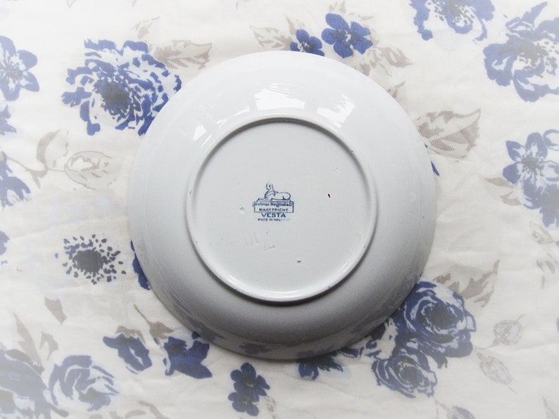 Antique Petrus Regout Maastricht Ceramic Bowl, Deep Serving Dish, Vesta ...
