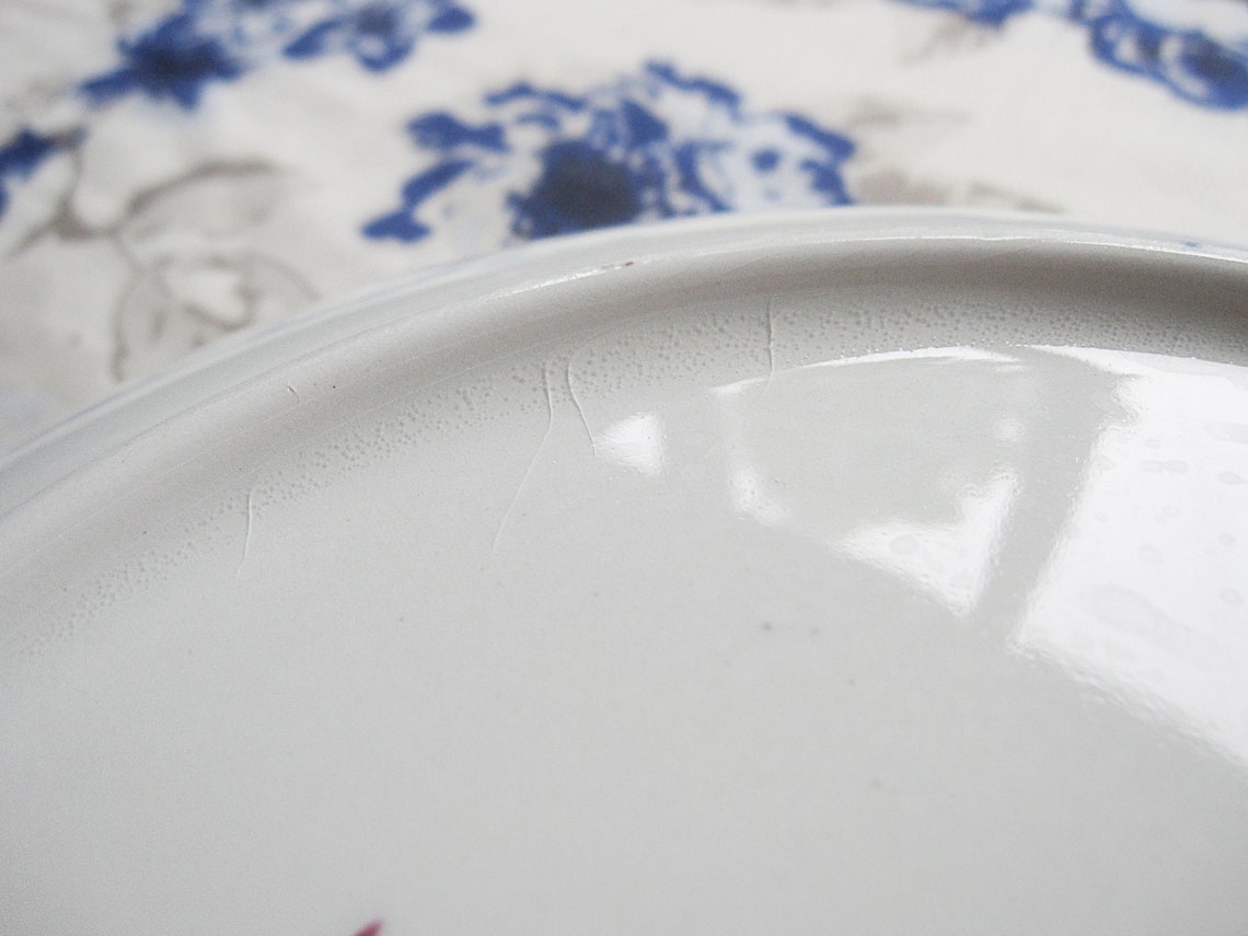 Antique Petrus Regout Maastricht Ceramic Bowl, Deep Serving Dish, Vesta ...