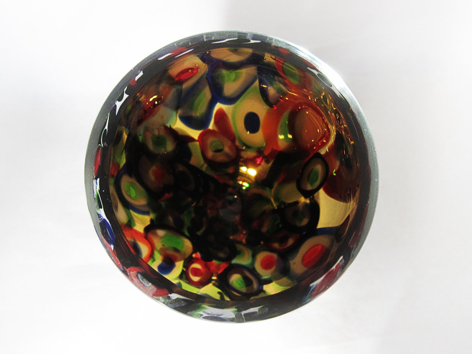 Makora Krosno Poland Multicolored Art Glass Vase. Vintage - Etsy