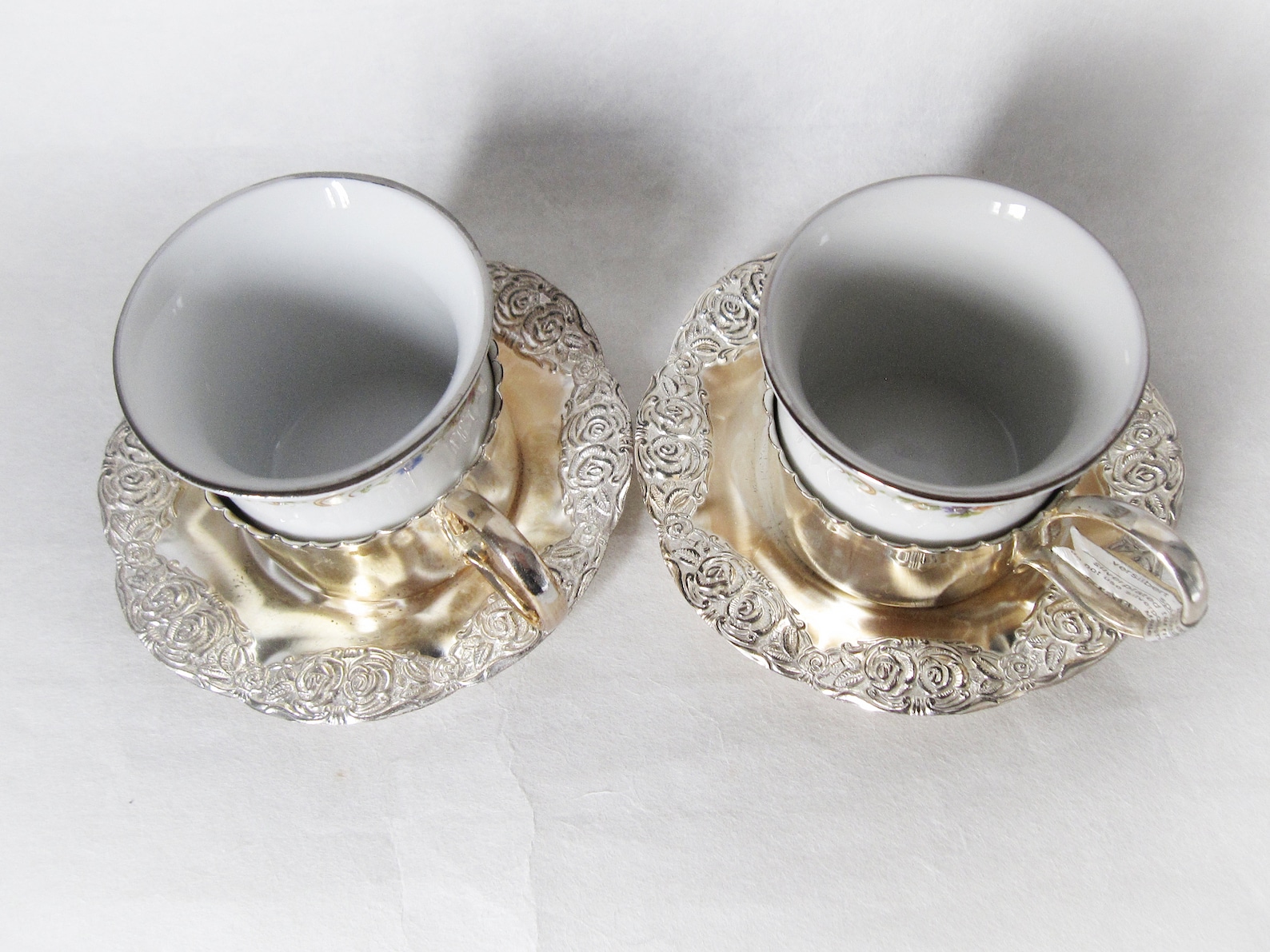 Schwarzenhammer Porzellan Porcelain Demitasse Mocha Cups and Quist ...