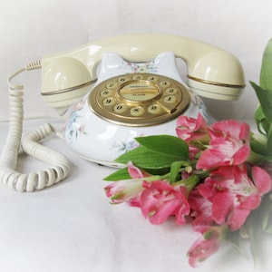 Vintage Royal Albert Porcelain Telephone. Constance Design. Collectors ...