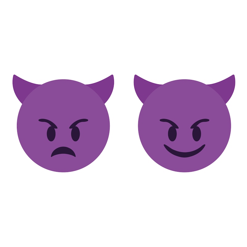 Demon Emoji Clipart - Etsy UK