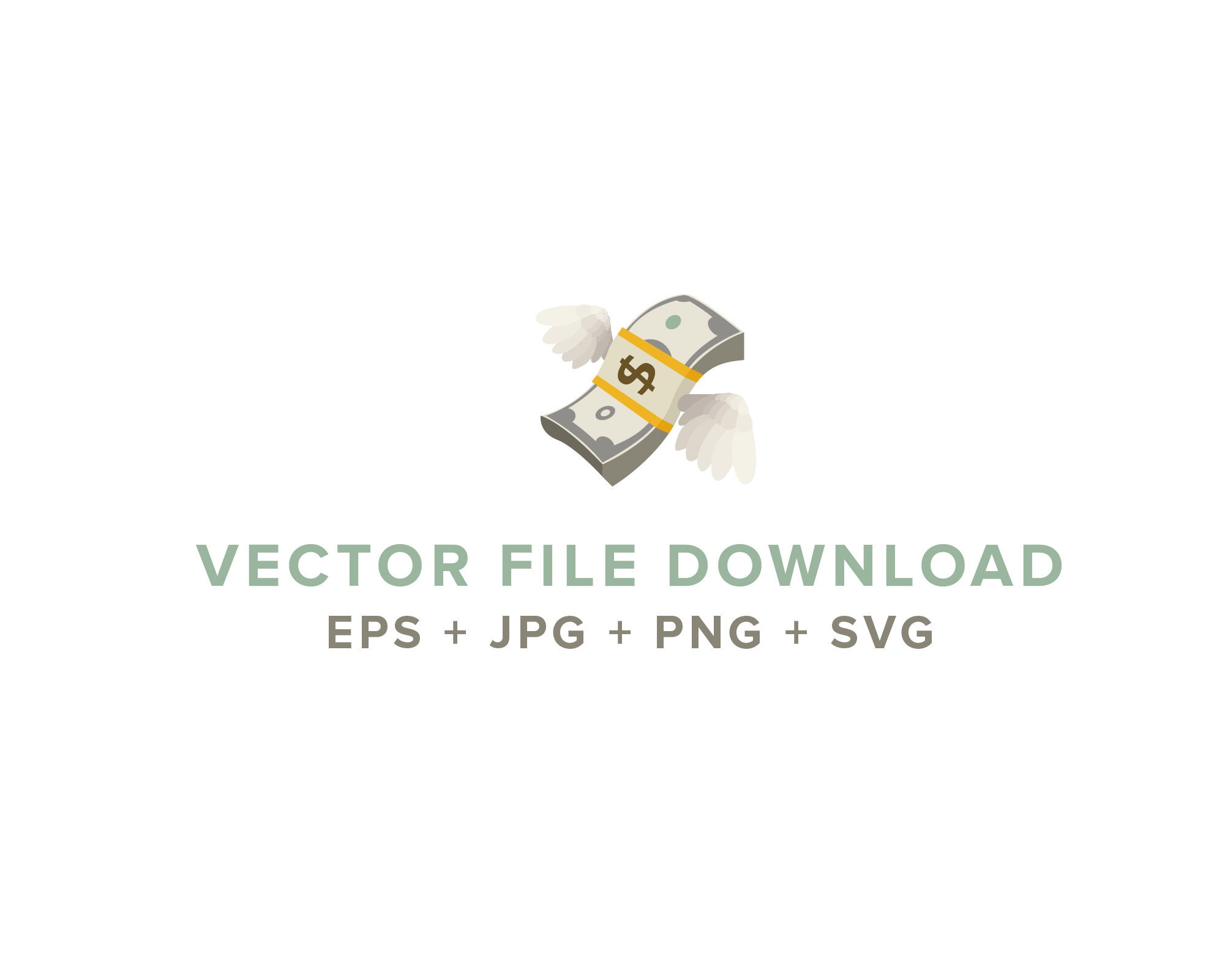 Flying Money Emoji Design Svg Jpg Png Eps - Etsy Australia