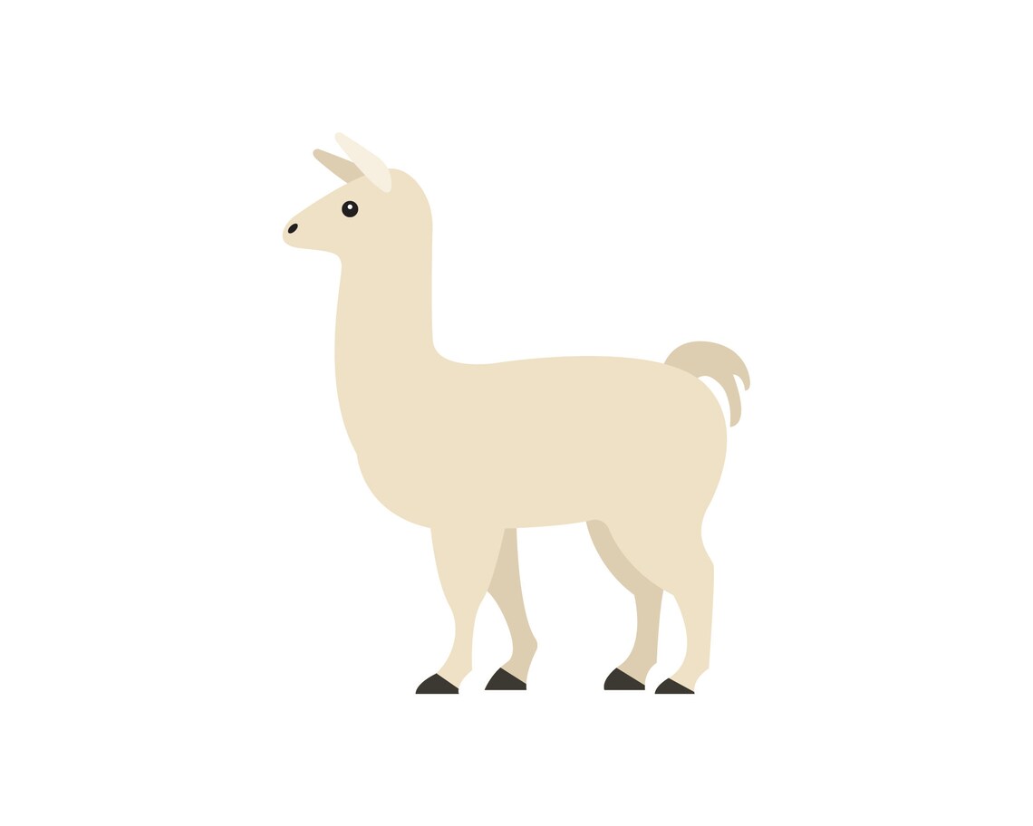 Vector Llama Emoji Design - Svg, Jpg, Png, Eps - Etsy