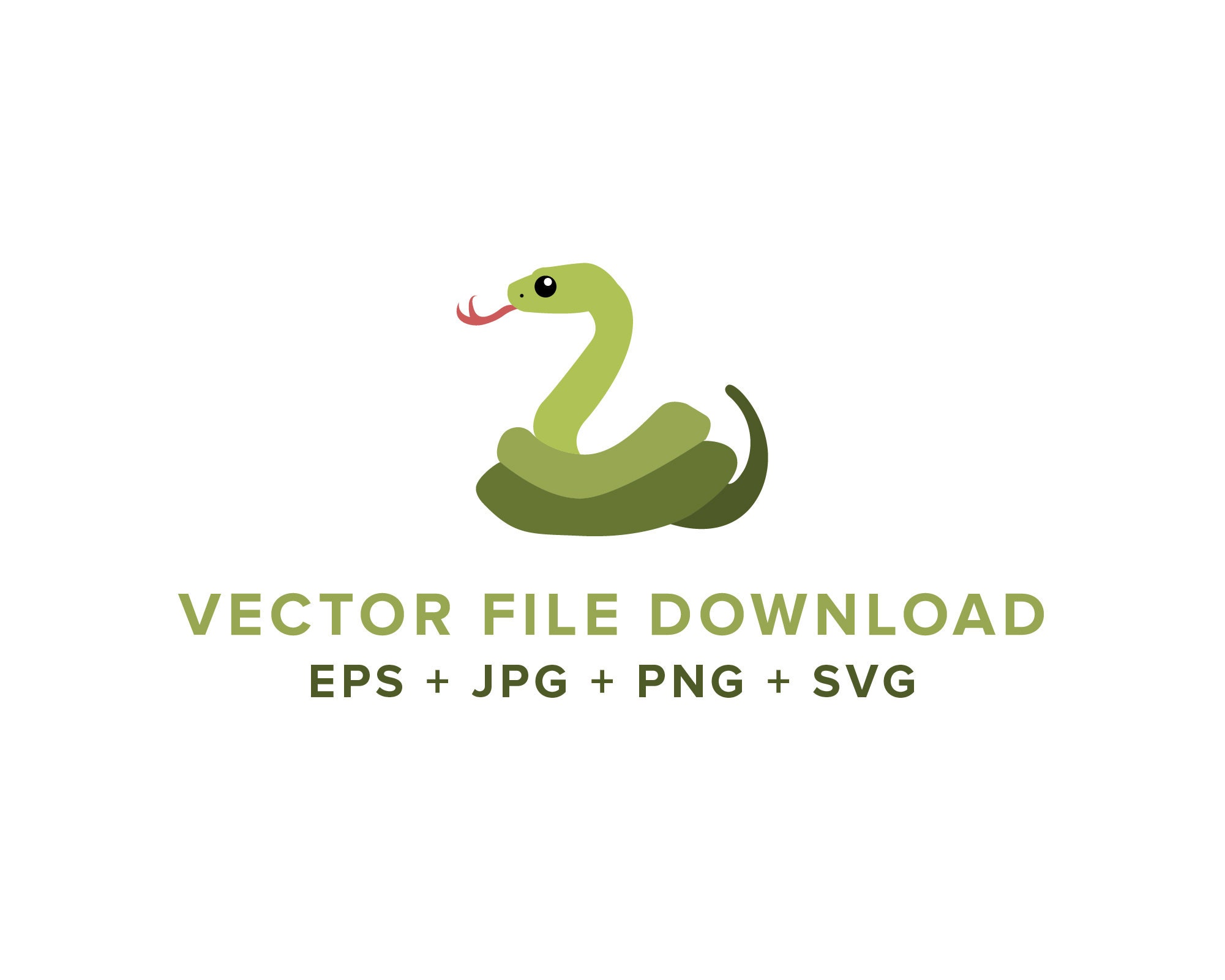 Vector Snake Emoji Design Svg, Jpg, Png, Eps - Etsy