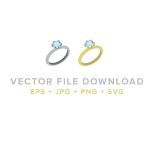 Vector Wedding Ring Emoji Design Svg, Jpg, Png, Eps - Etsy