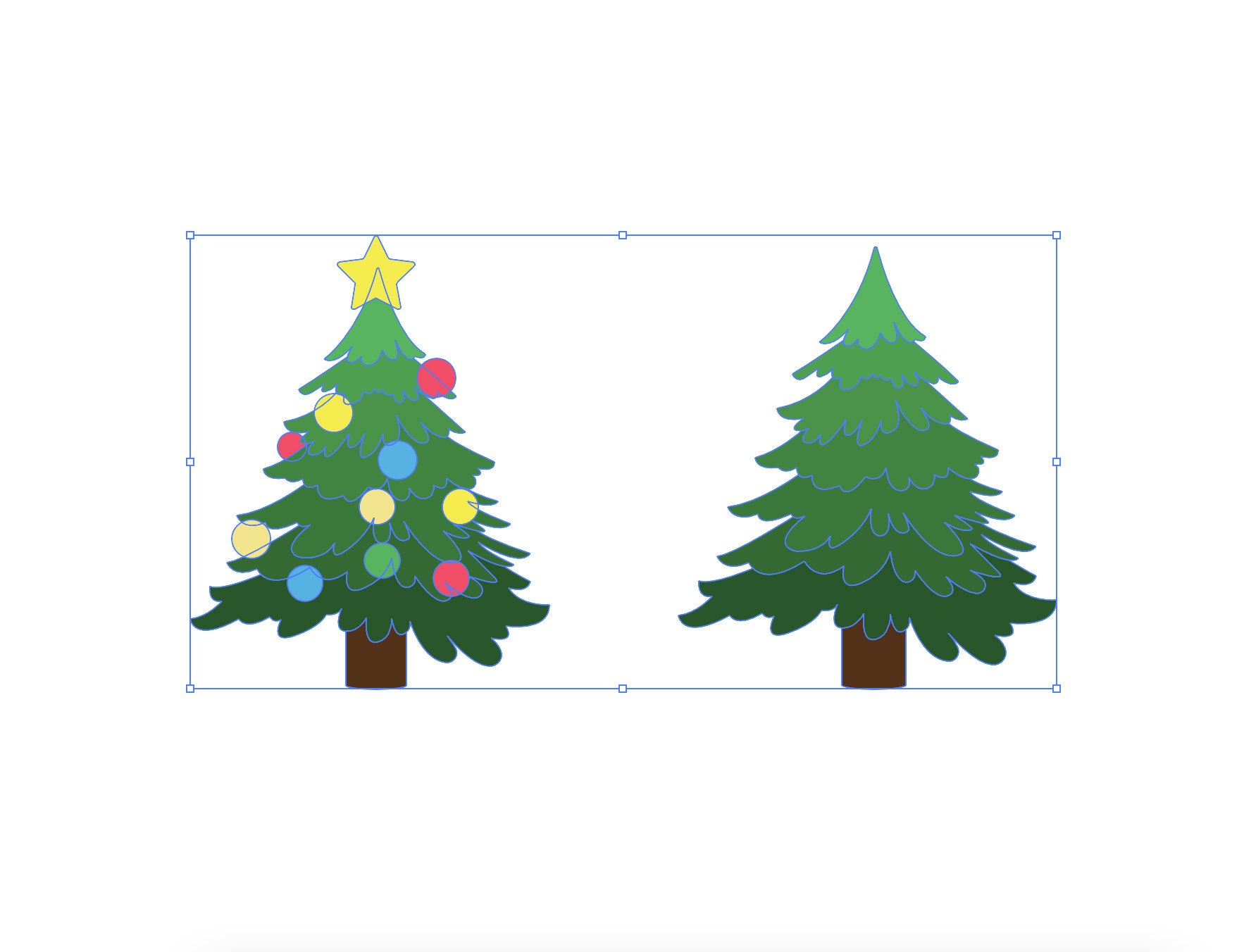 Vector Christmas Tree Emoji Design Svg Jpg Png Eps - Etsy
